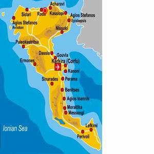 Coral Hotel Corfu - Maps