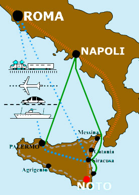Noto Sicily B&B - Maps