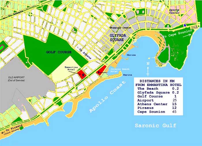 Palmyra Beach Hotel - Maps