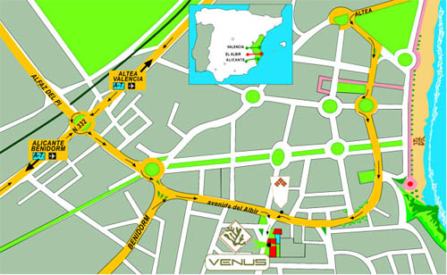 Venus Albir - Maps