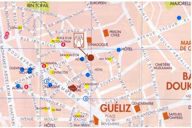 Moroccan House Marrakech - Maps