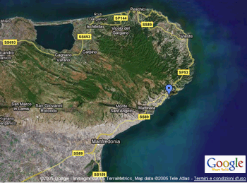 Gargano Map Pa Stradale Verona