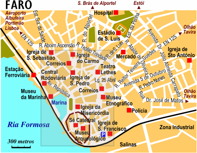 Map of Hotel Faro - tobook.com